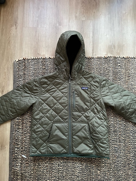 Patagonia | Jackets & Coats | Patagonia Quilted Bomber Jacket Olive ...